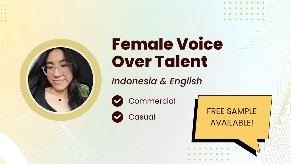 Voice Over Wanita Harga Murah untuk Video Vlog, Iklan dan Lainnya