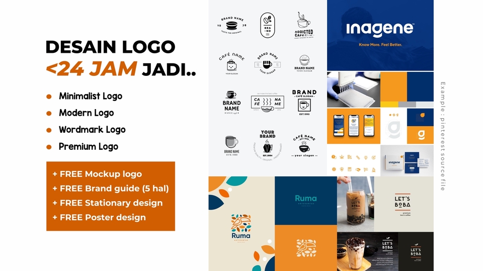 Desain Logo Profesional FREE Brand guideline dengan kualitas terjamin ...