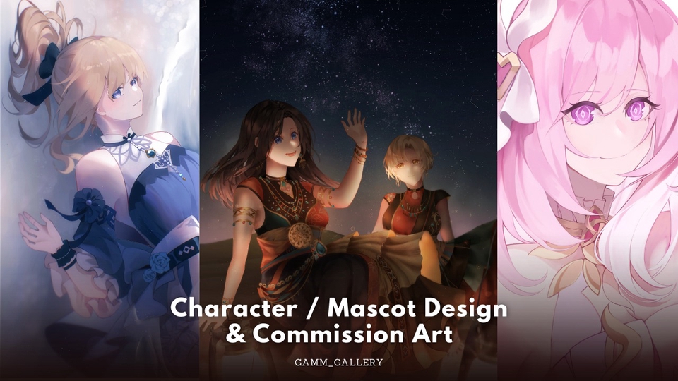 Commission Art / Character Sheet / Character Design รับวาดภาพคอมมิชชั่น ...