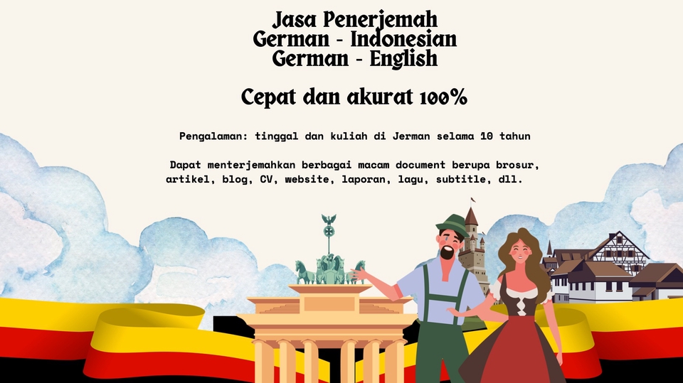 Translator untuk Jerman-Indonesia / Jerman-Inggris