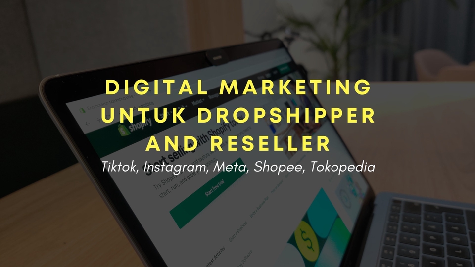 Digital Marketing for Reseller and Dropshipper