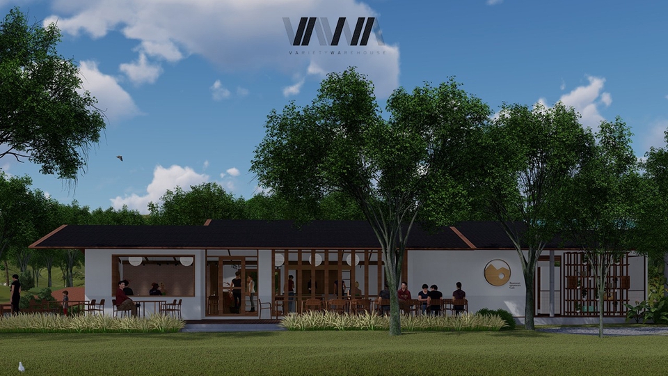 รับทำโมเดลสถาปัตยกรรม 3D ด้วย Sketchup ภาพ Perspective และ Animation