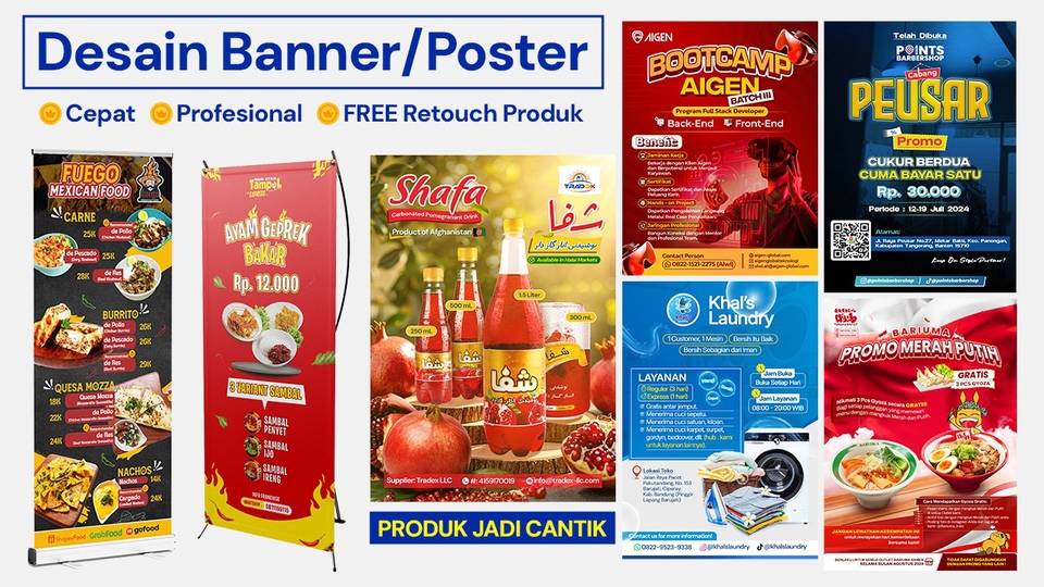 Desain Banner/Poster Produk (Bantu Produkmu TAMPIL CANTIK!)