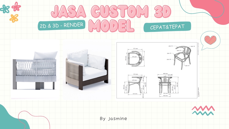 JASA CUSTOM 3D MODELING
