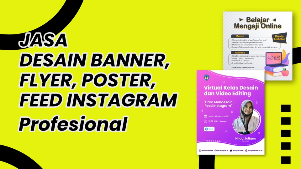 DESAIN BANNER, POSTER, FLYER KEREN