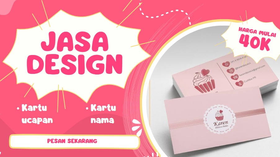 Design Kartu Ucapan dan Kartu Nama