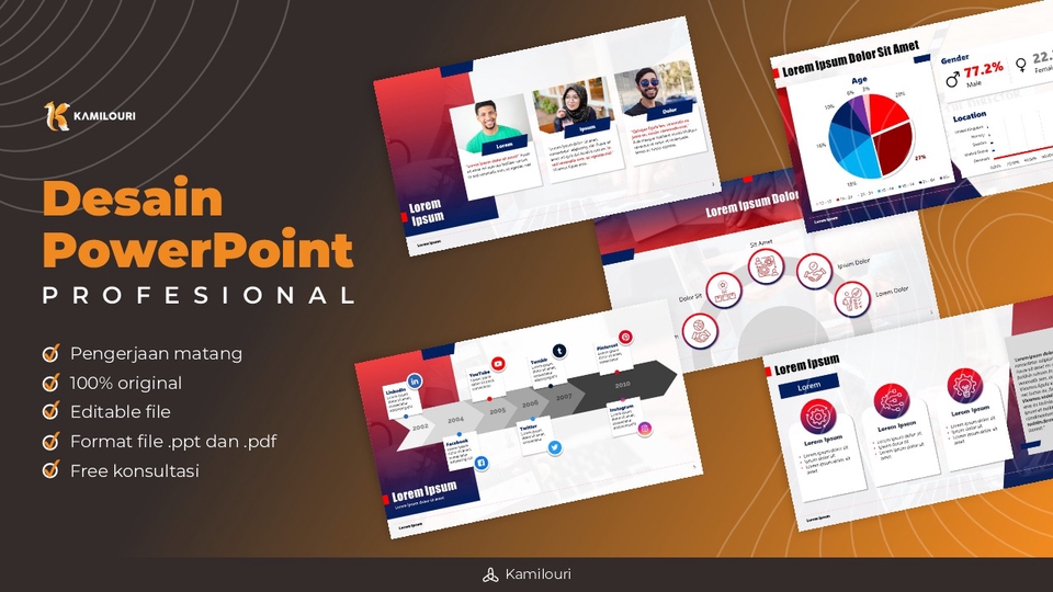 Jasa Desain PowerPoint (PPT) Profesional untuk Pitch Deck, Company ...