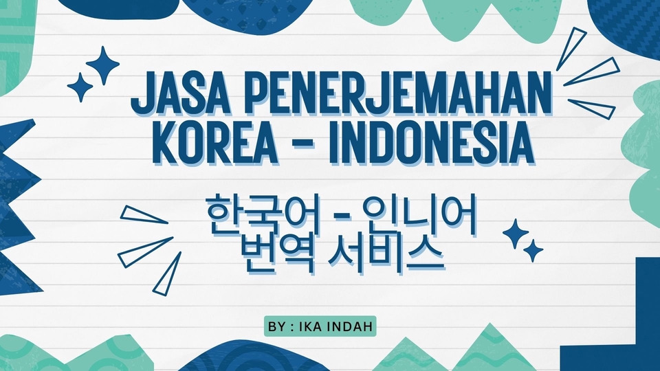 Translate Korea-Indonesia / Indonesia-Korea