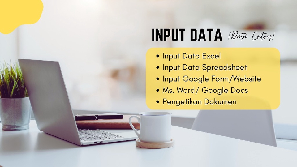 Entry Data/ Input Data Excel/Spreadsheet
