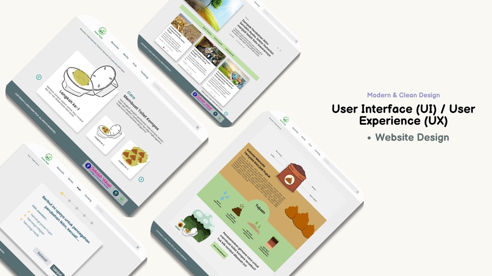 Desain & Prototype Modern Mobile App & Website Menggunakan Figma
