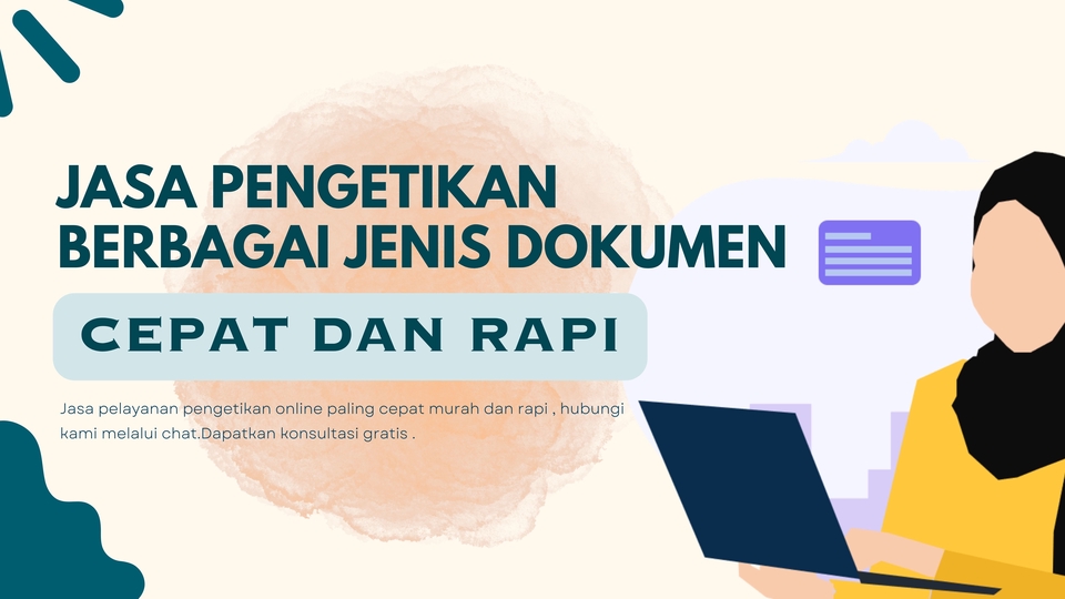 Jasa Pengetikan Umum Berbagai Dokumen Cepat dan Rapi