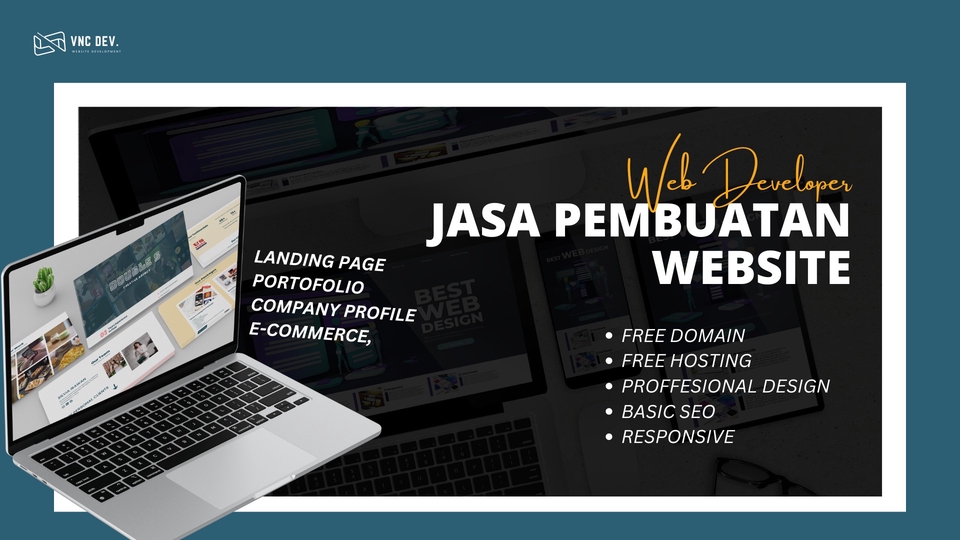 Website Landing Page, Company Profile, Portofolio, E-Commerce & Custom ...