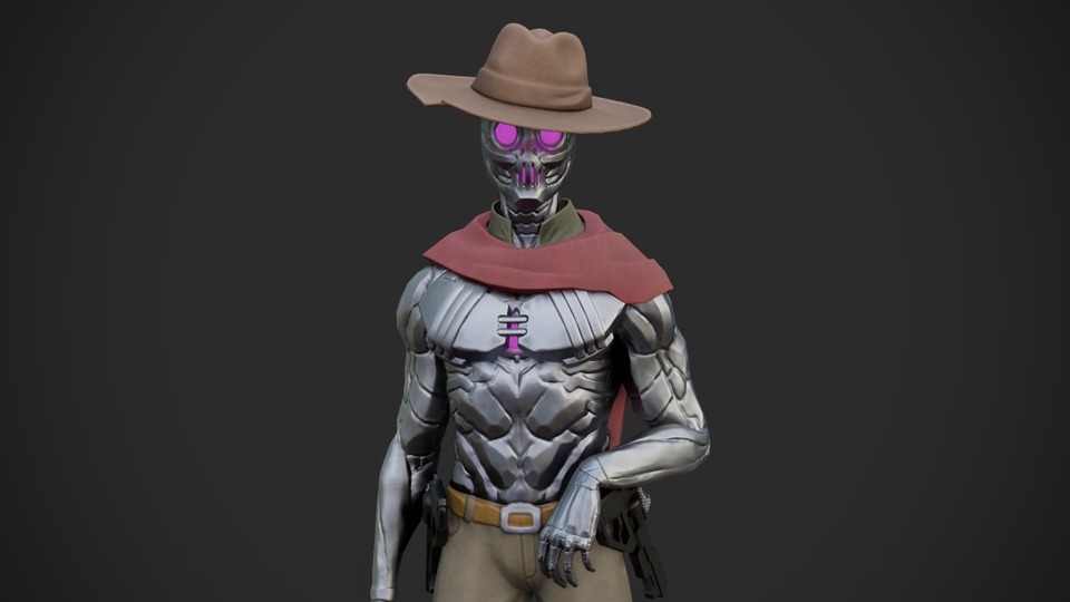 3D Model Maskot, Game, dan Animasi