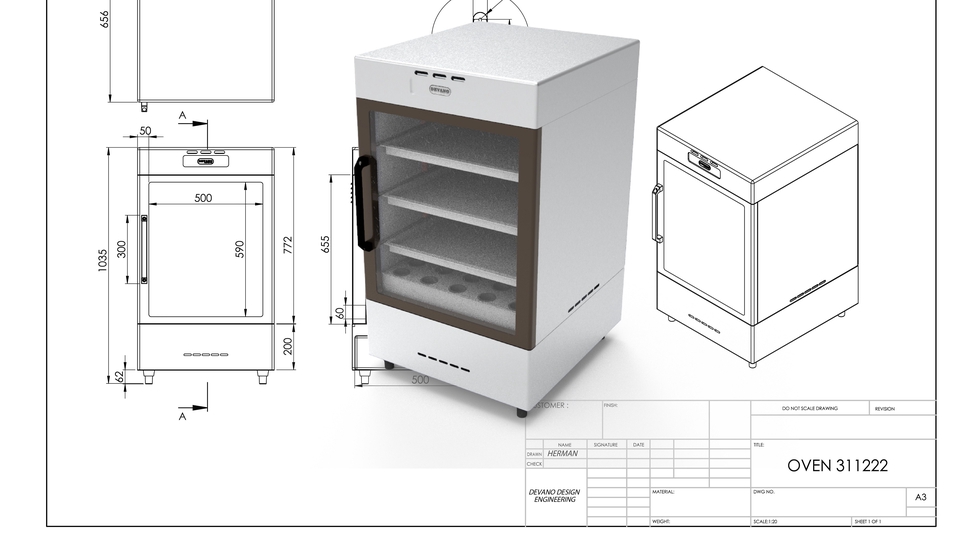 Jasa Desain 2D Drawing Dan 3D Modeling Dengan SOLIDWORKS, INVENTOR ...