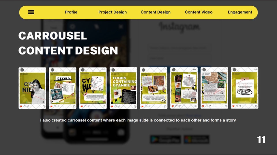 Desain Konten Carousel Instagram Bertema Storytelling & Edukasi