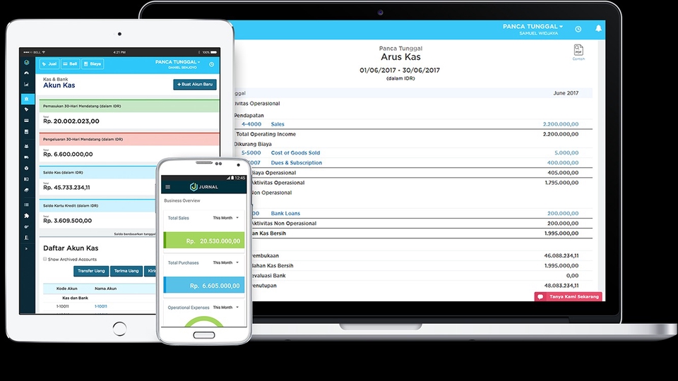 Entri Data Transaksi ke Aplikasi Akuntansi / Keuangan