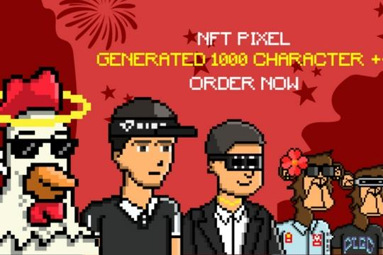 Character NFT PIXEL/VECTOR 3 JAM JADI!!