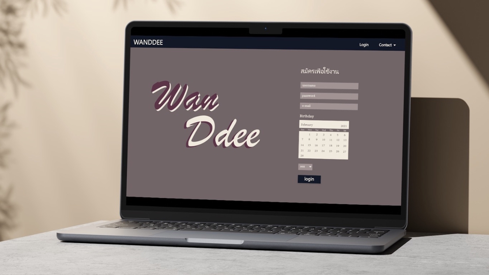 รับออกแบบหน้า UX/UI web & app