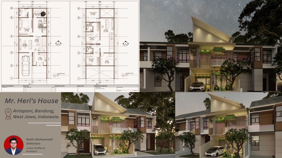 Jasa Architecture | 2D Development Design (Autocad), 3D Approach ...