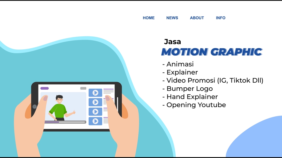 Jasa Motion Graphic ( Video promosi, Iklan, Social media dll)