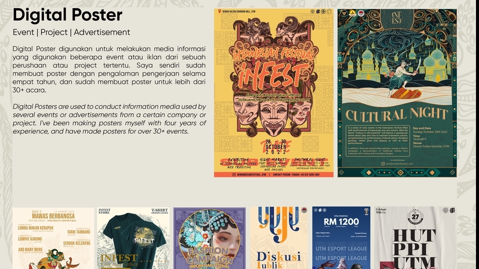 Poster untuk Event atau Tugas