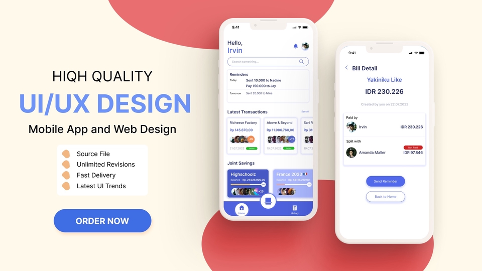 UI UX Design for Mobile App and Website Design
