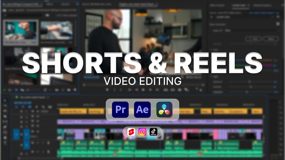 Short & Reels Video Editing – Vlog, Tutorial, Make-Up, etc.