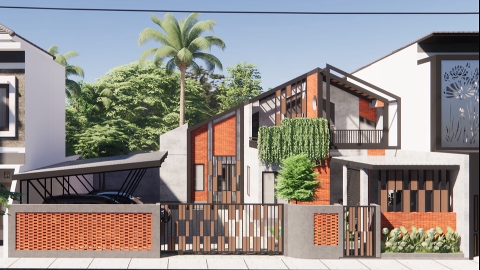 Jasa Desain Gambar Rumah Tinggal dan Bangunan 2D/3D