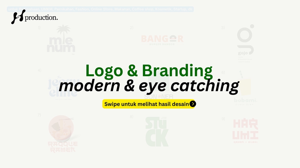 Desain Logo Eye Catching