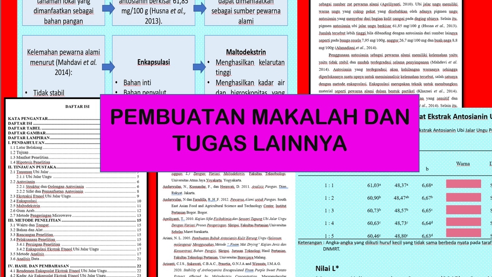 PEMBUATAN MAKALAH/TUGAS LAINNYA DALAM FORMAT PPT/DOC/PDF