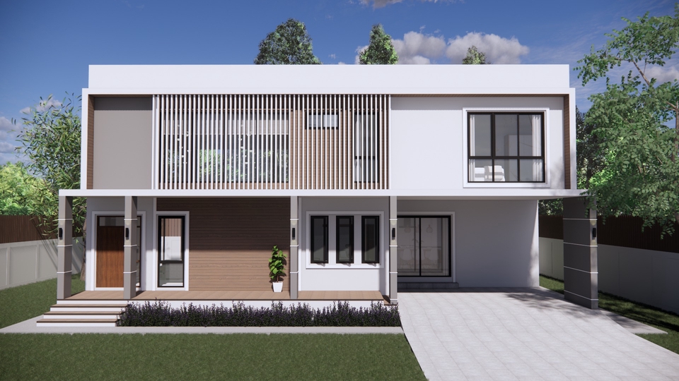 Ly-zen Architecture DESIGN PLAN / 3D / PERSPECTIVE / DRAWING