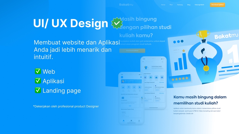 Design UI/UX - Web, App dan styleguide/Design system