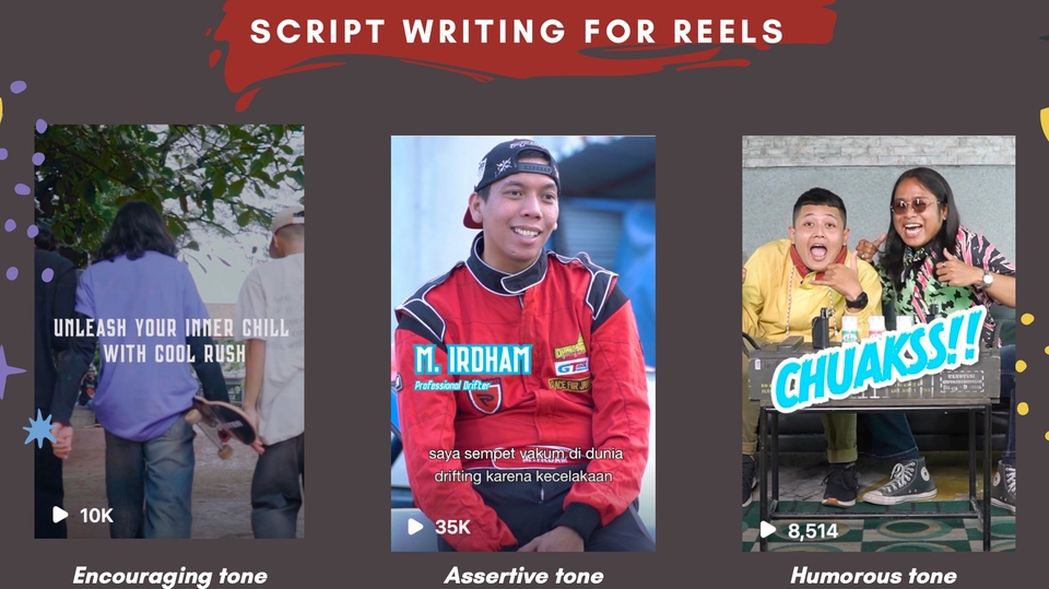 Script Writing untuk Narasi Video (Reels, TikTok, YouTube)