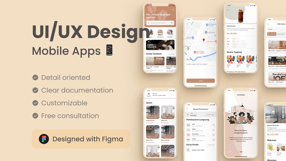 UI/UX Design Mobile Apps (Android/iOS)