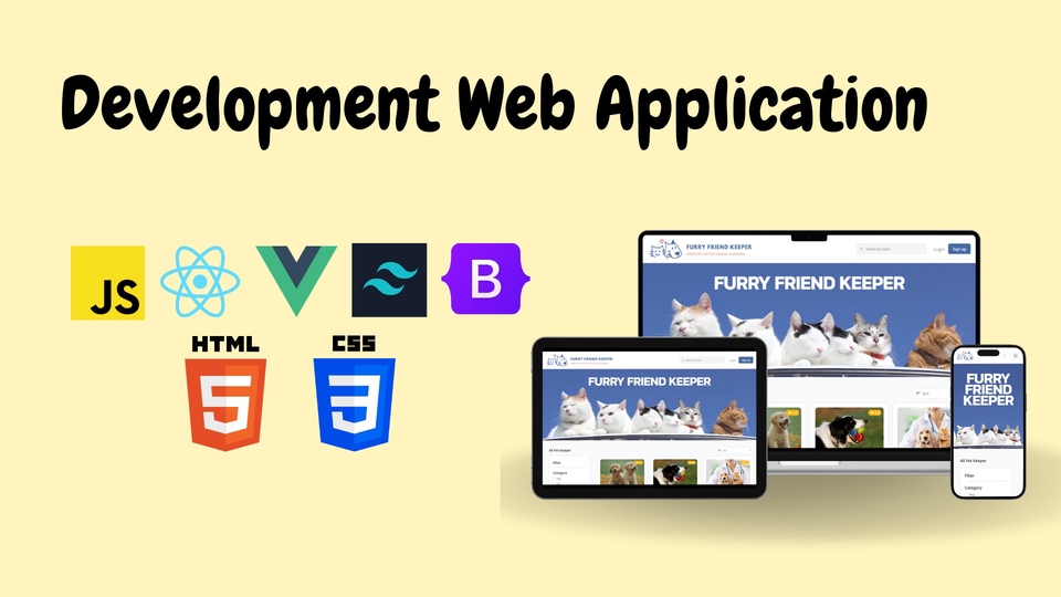 รับพัฒนา Web application ด้วย VueJS React