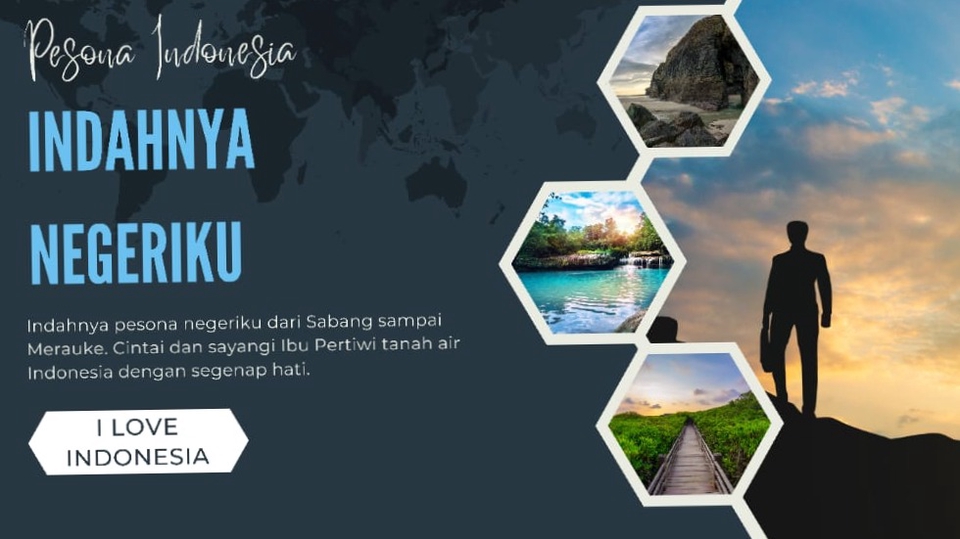 Desain banner unik dan menarik