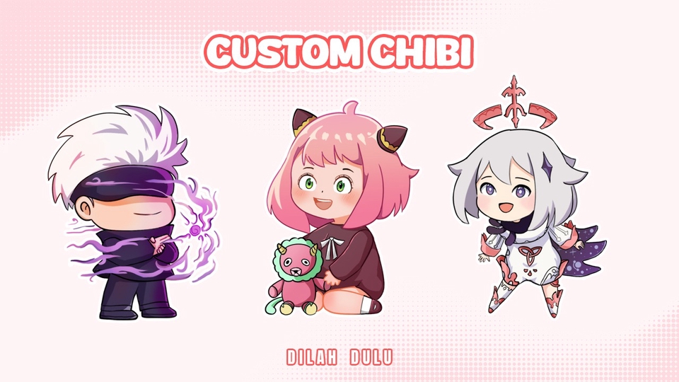 Jasa pembuatan ilustrasi chibi