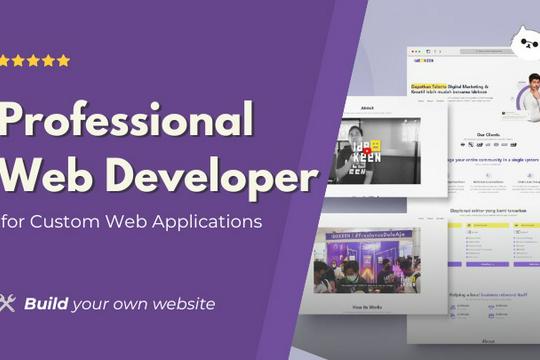 Professional Web Developer for Custom Web Applications