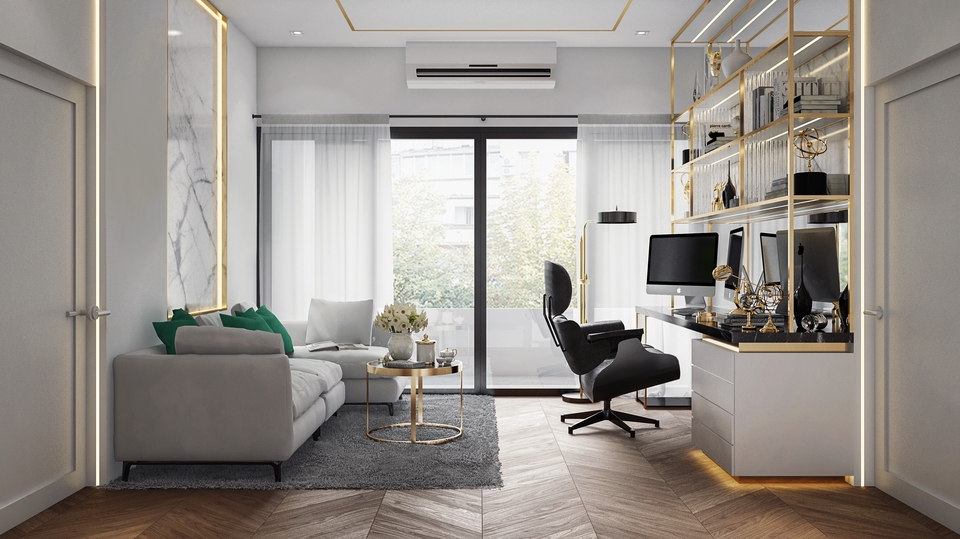 รับทำ Render 3D Perspective Interior