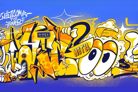 Character design dan graffiti