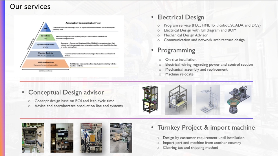 Electrical and programming