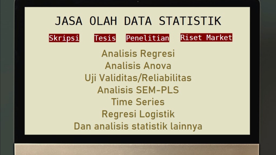 Analisis Data Statistika SPSS/E-Views/AMOS/STATA/R