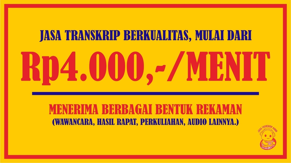 Jasa Transkrip Audio