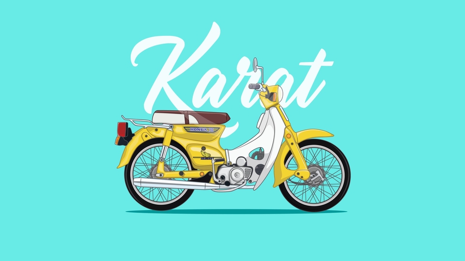 Membuat vektor object, motor, wajah, lineart dari fotomu