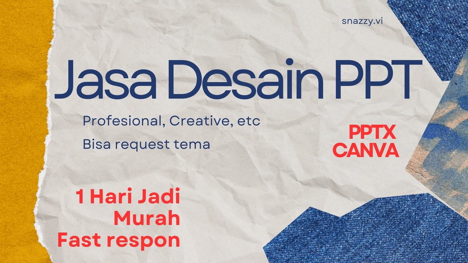 Jasa buat presentasi menggunakan PowerPoint atau Canva (Selesai 14-24 jam)
