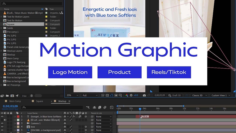 Motion Graphic Logo Motion, Product, Bumper, Lower Third, Reels, Tiktok