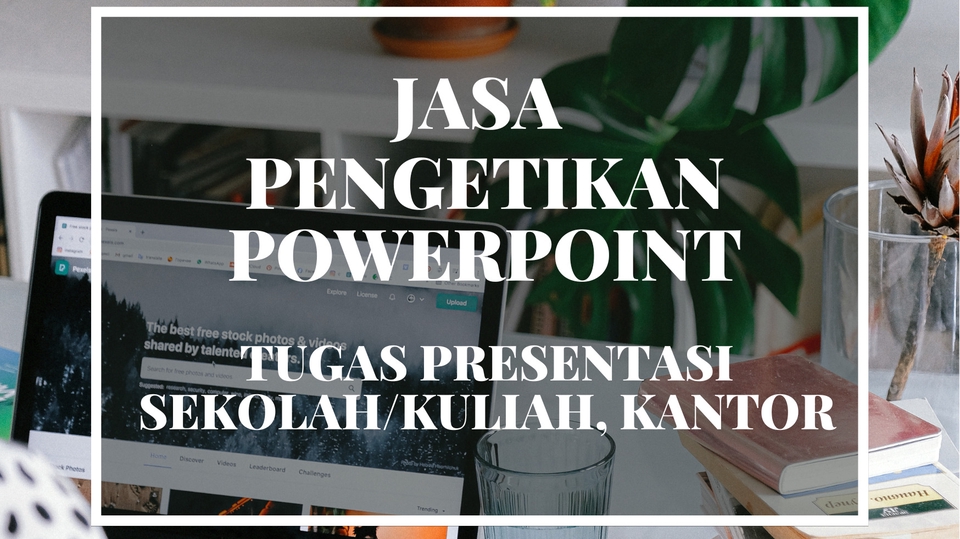 Pengetikan Powerpoint dengan Desain Simple, 1 Hari Jadi, Tugas Sekolah ...