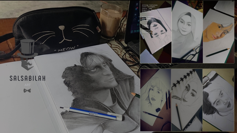 Lukisan Portrait Murah