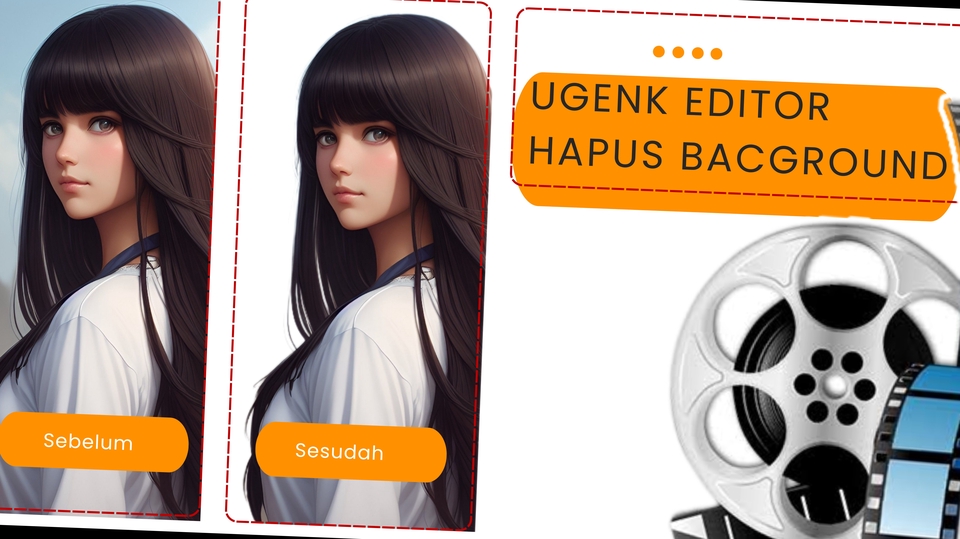 Hapus background foto atau gambar