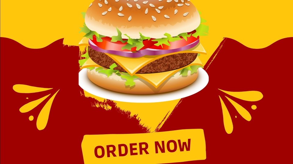 Desain poster makanan